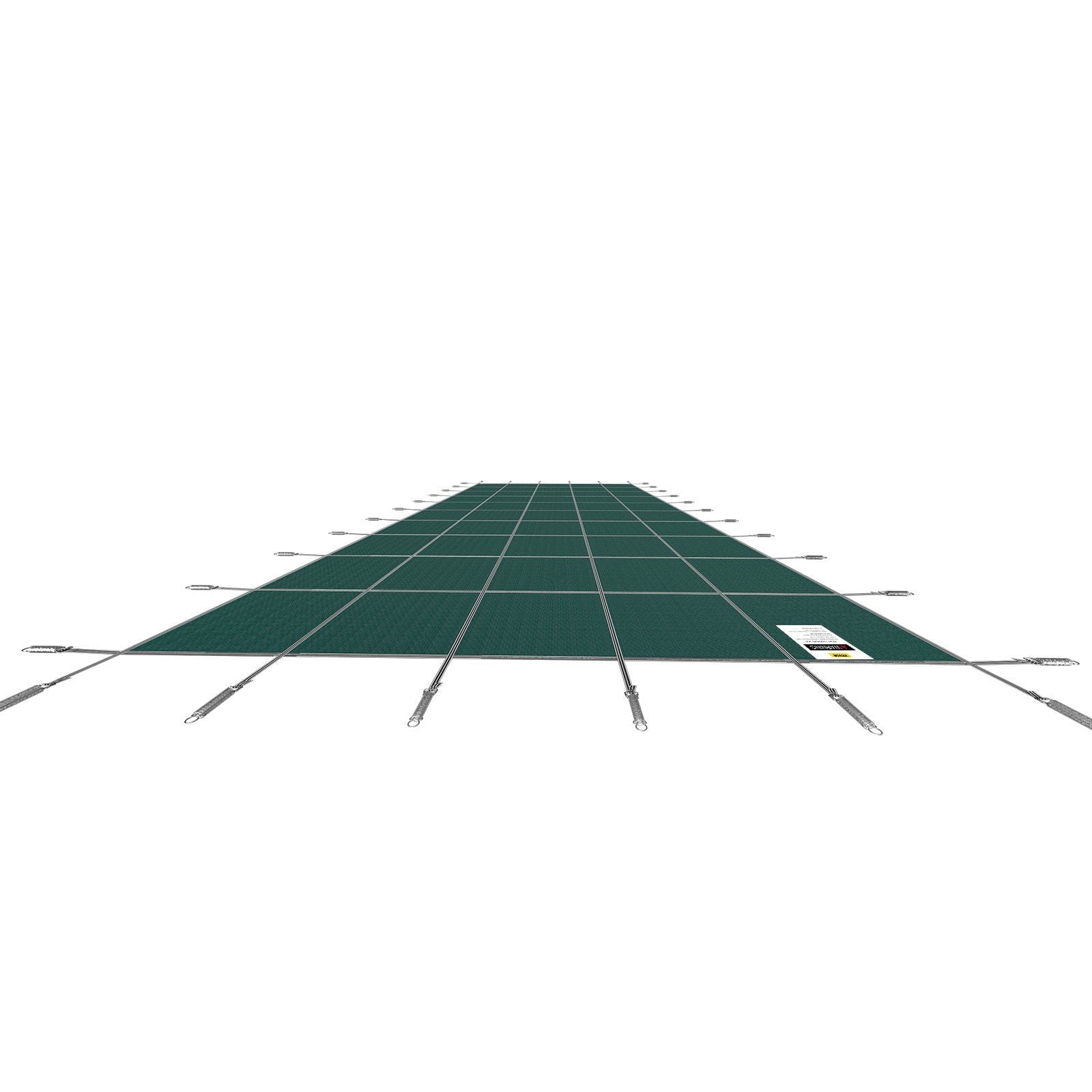 20' x 38' Rectangle Inground Swimming Pool Safety Cover, Green Solid ...