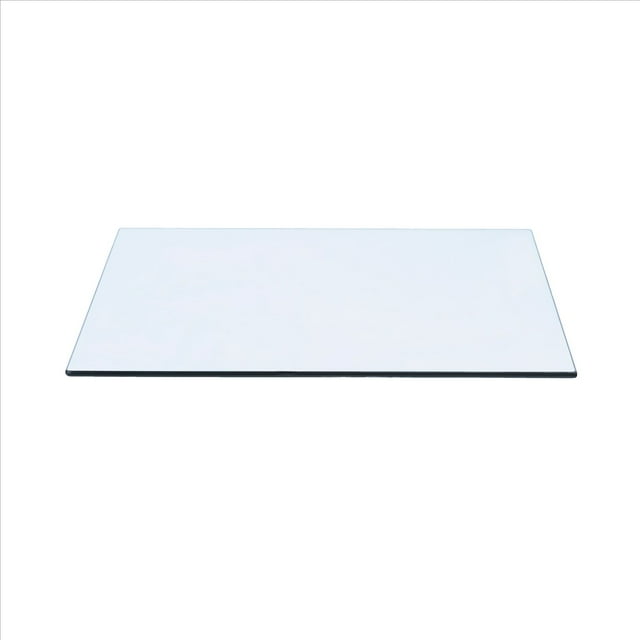 20" x 40" Rectangle Tempered Glass Table Top By Spancraft Glass ...