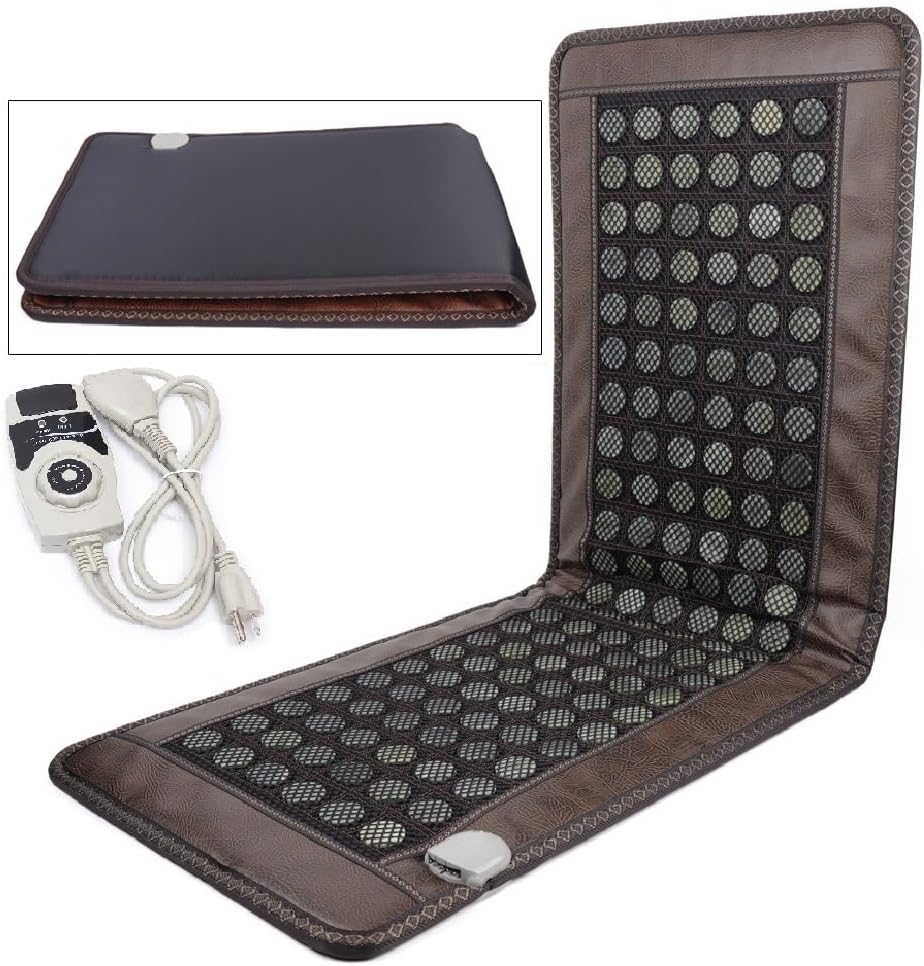 20" x 59" Far Infrared Heating Pad Electric Stone Heating Mattress Full ...