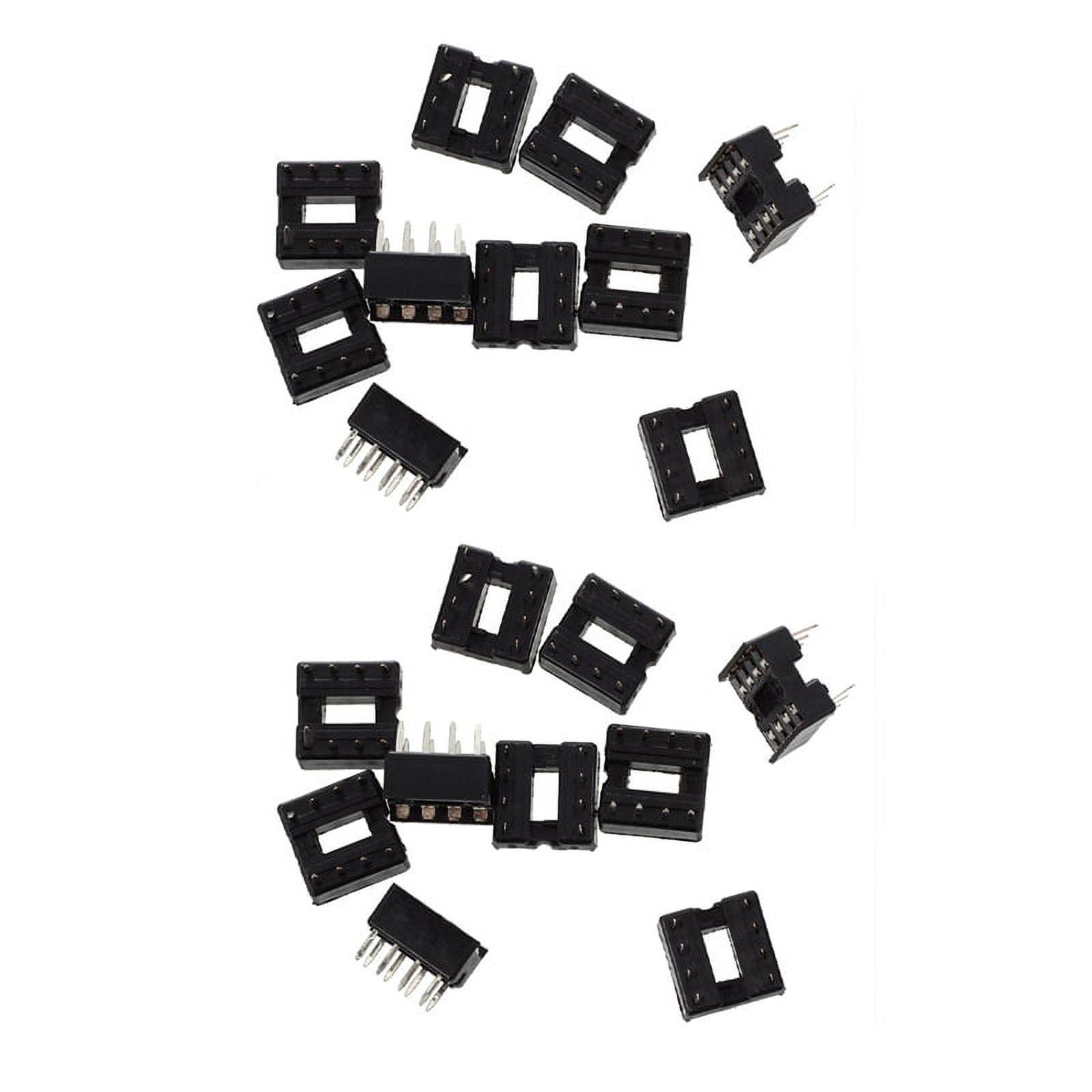 20 x 8 Pin DIP IC Sockets Adaptor Solder Type Socket - Walmart.com