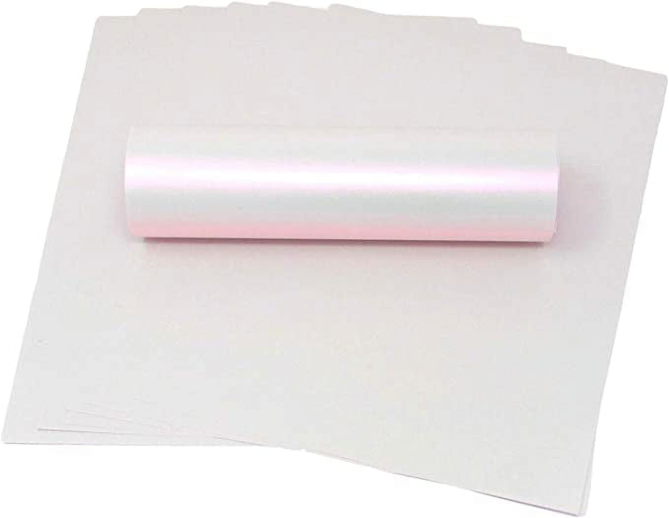Syntego 20 x A4 Ivory Paper, Pink Pearlescent Shimmer, 100gsm, Inkjet ...