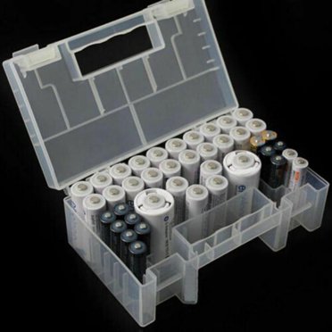 SagaSave Plastic Battery Storage Box Battery Organize Case Holder Fit ...