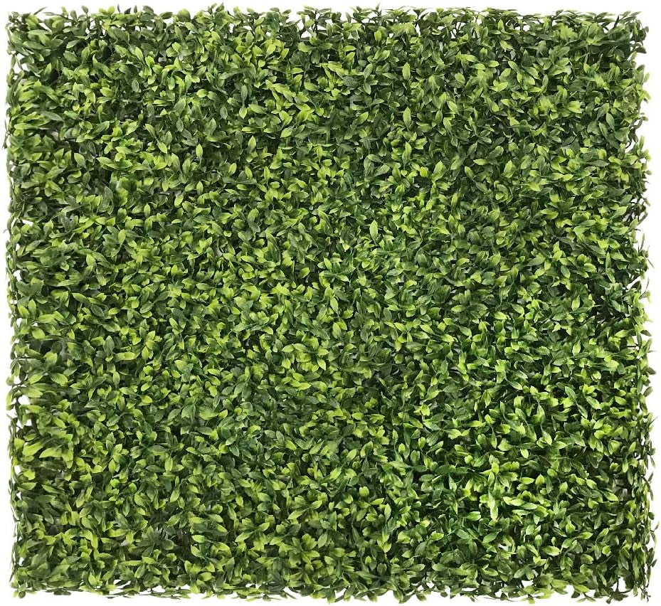 20" x 20" Artificial Boxwood Panels Pivacy Ivy Fence Screen Greenery ...