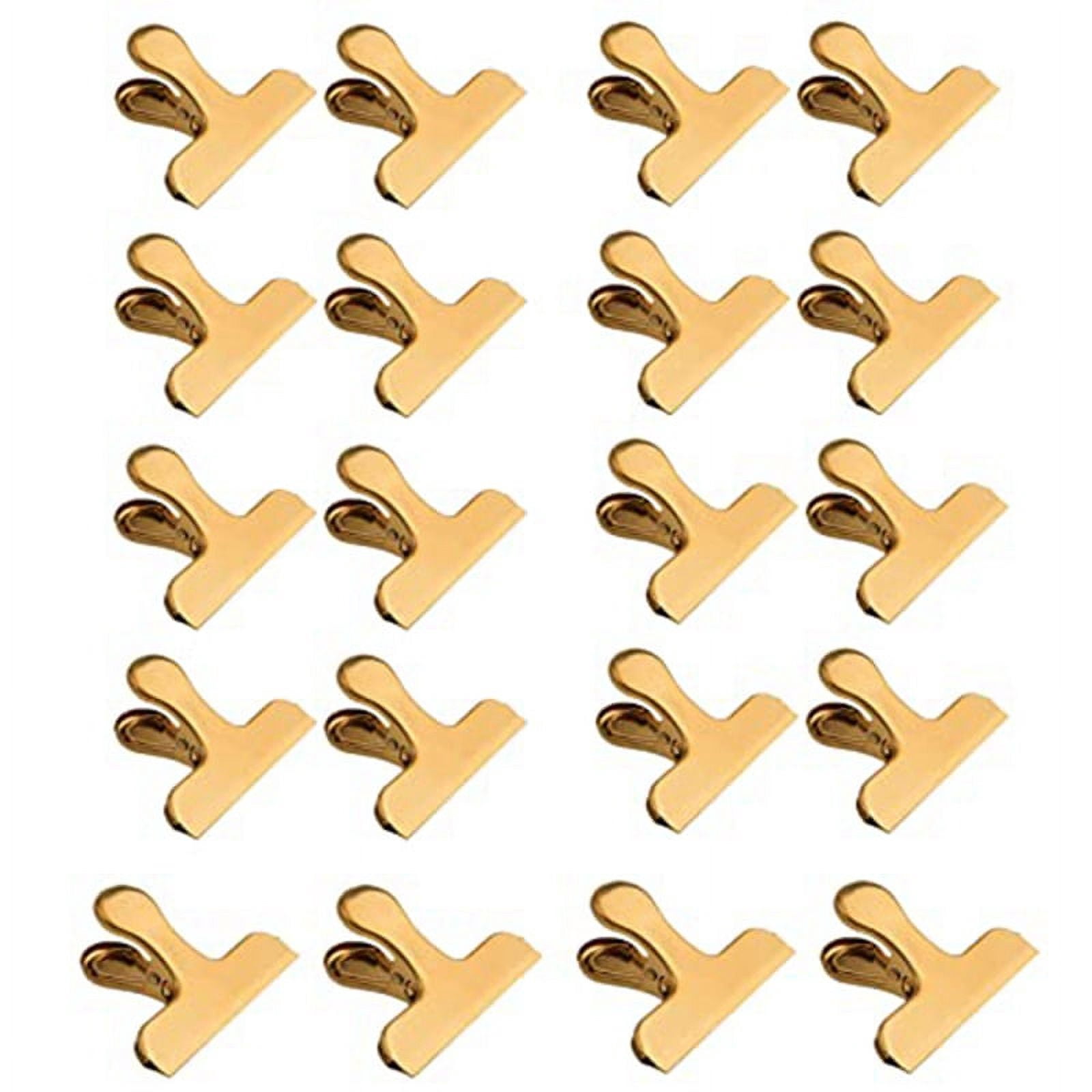 20 x Chip Bag Clips-Gold - Walmart.com
