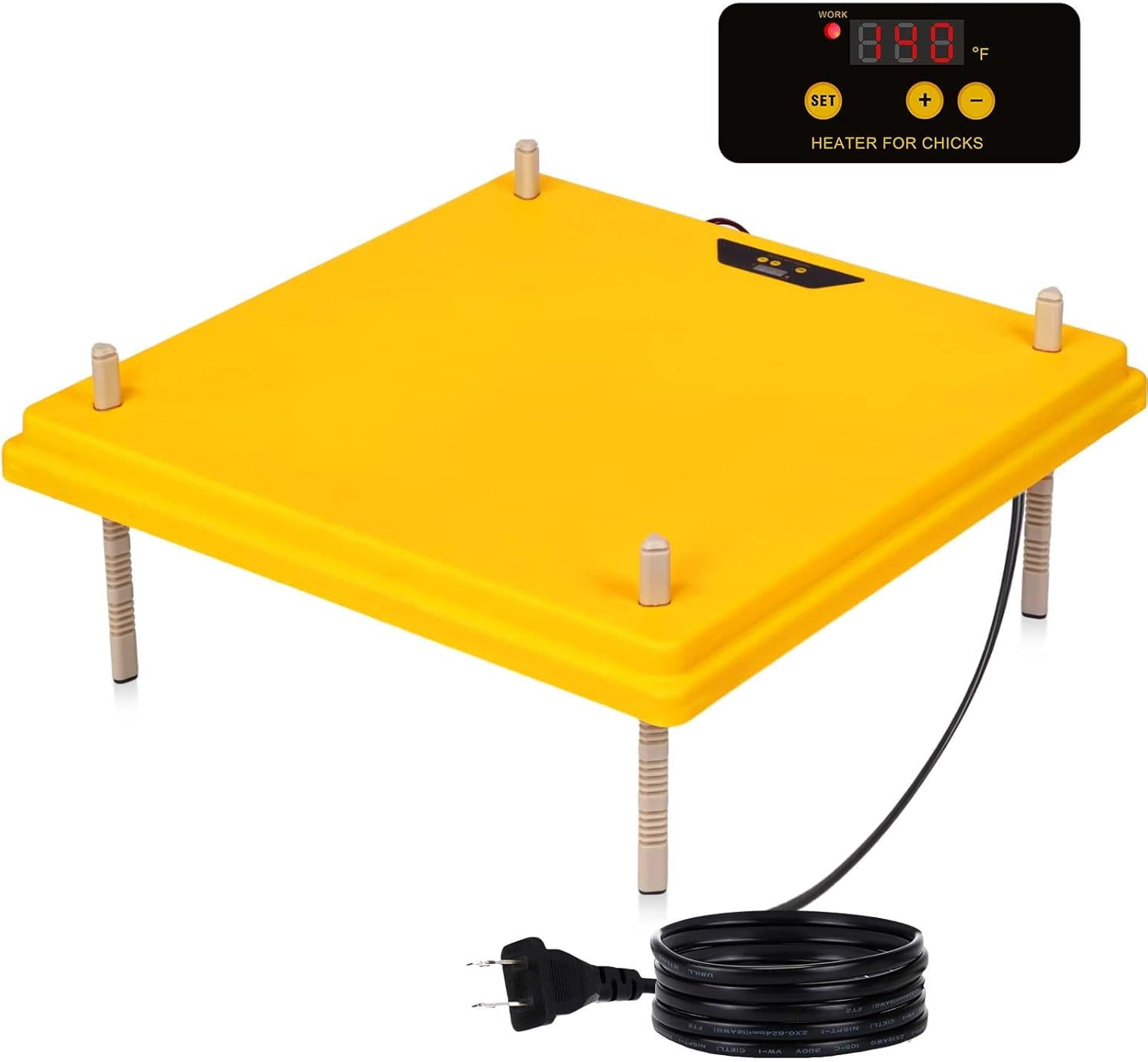 20" x 20" Extra Large Brooder Heater for Chicks Brooder Heating Plate ...