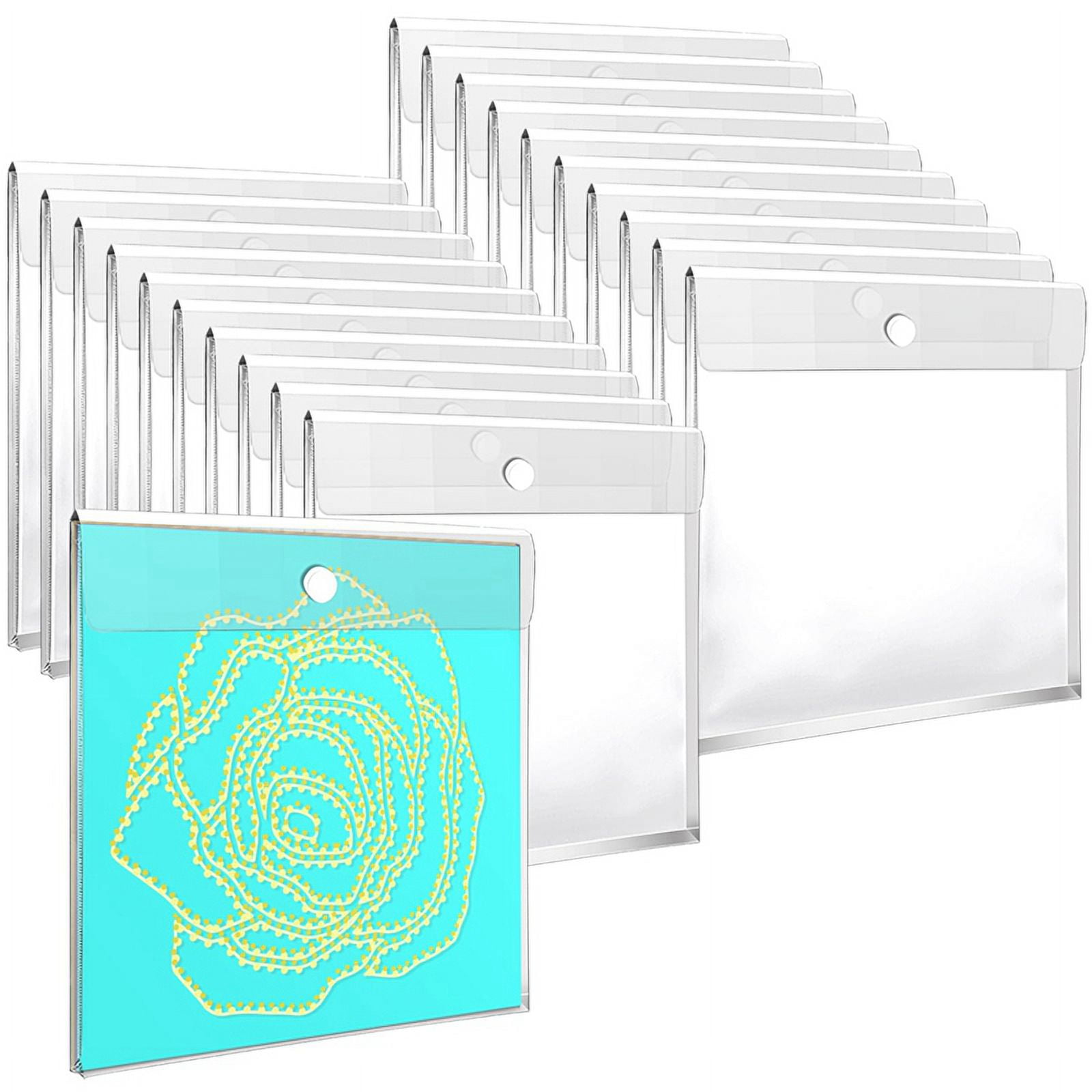 20 x Scrapbook Paper Storage Organizer-transparent - Walmart.com
