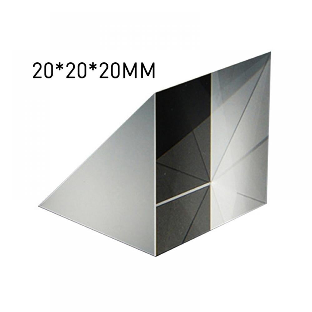 20 x 20 x 20 mm Optical Glass Triangular Prism for Teaching Light ...