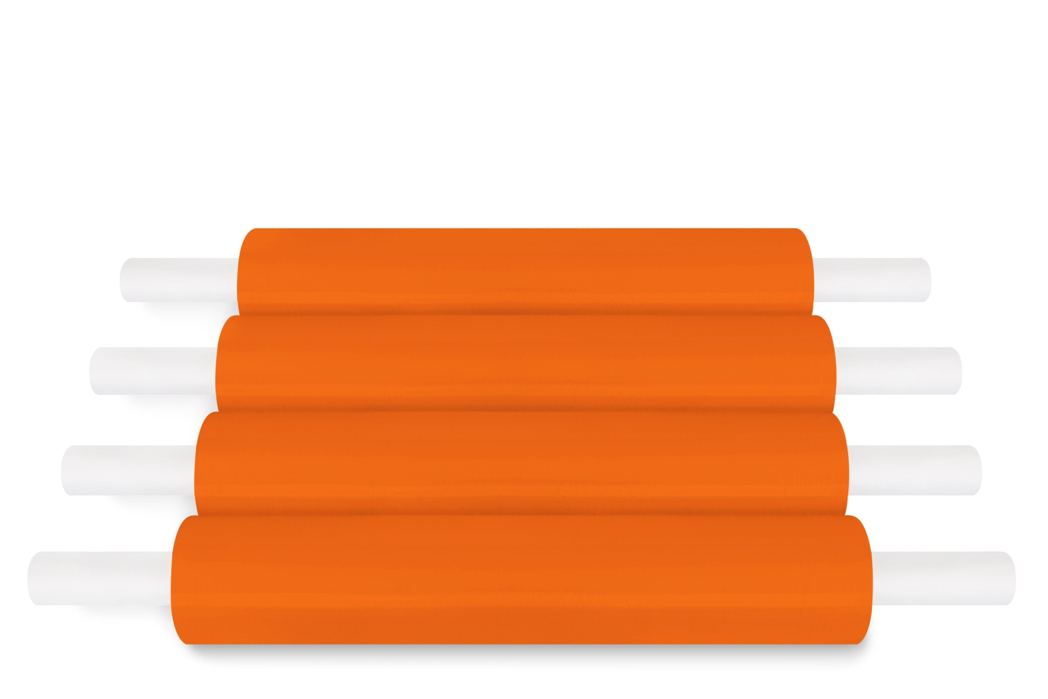 20"x1000' Bundling Cast Pallet Film ORANGE 80 Ga 16 Rolls Extended Core ...