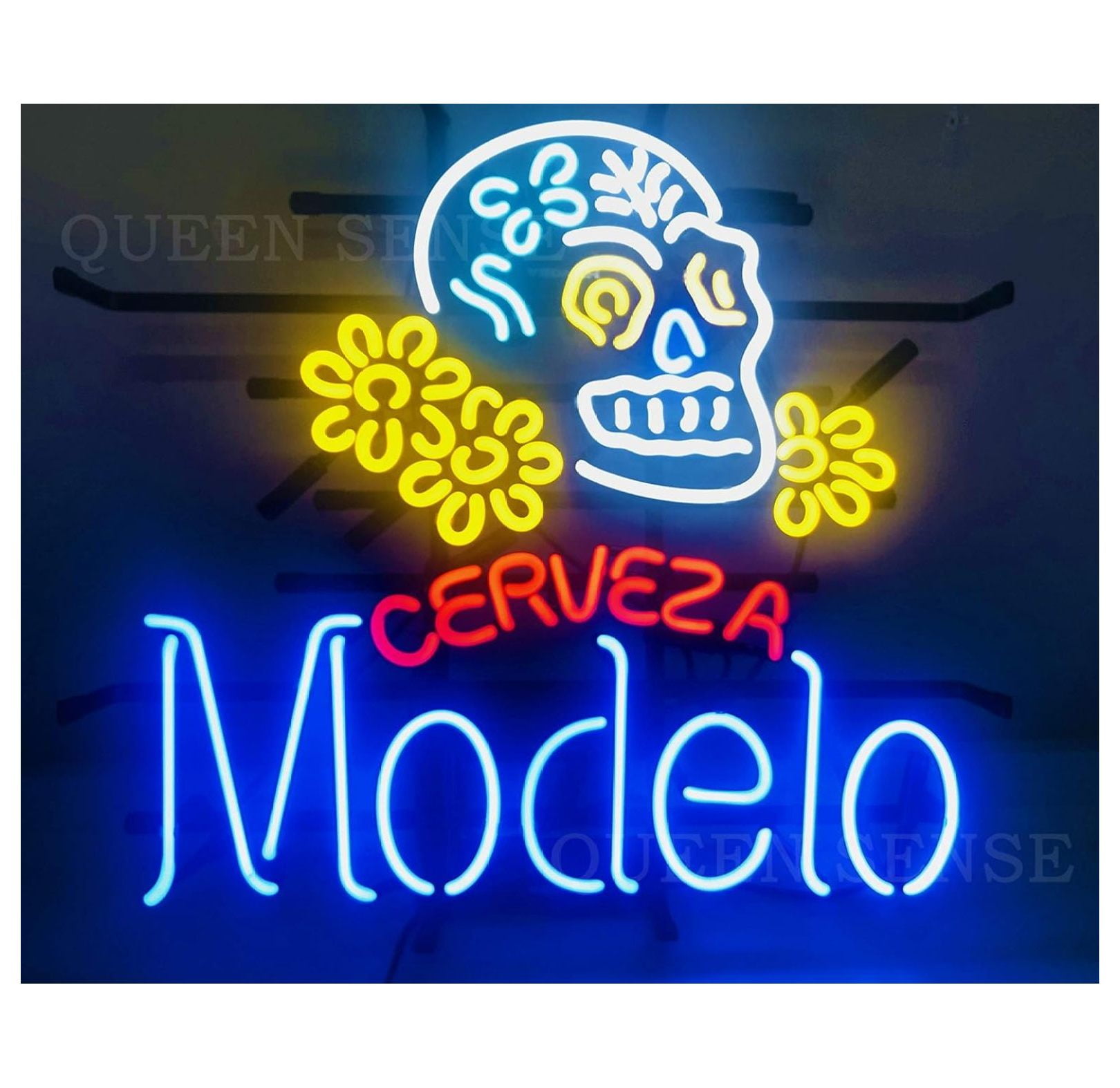 20"x16" Cerveza Modelos Neon Sign Light Man Cave Bar Pub Beer ...