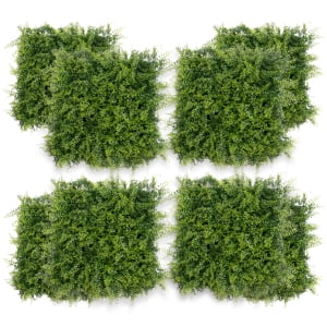 20"x20" Artificial Hedge Grass Wall, 12PCS Green Wall Panels, Plant ...