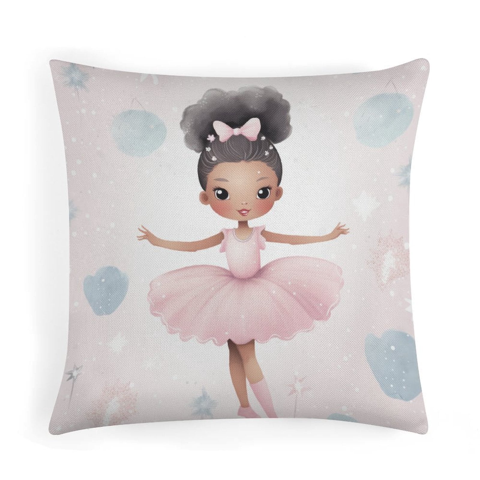 20"x20" Cushion Covers Ballerina Girls Pillowcase Farm Decorations ...
