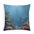 20"x20" Cushion Covers Underwater World Farmhouse Decorative Throw ...