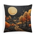 20"x20" Pillow Case Moon And A Tree in An Autumn Forest Pillowcase Farm ...