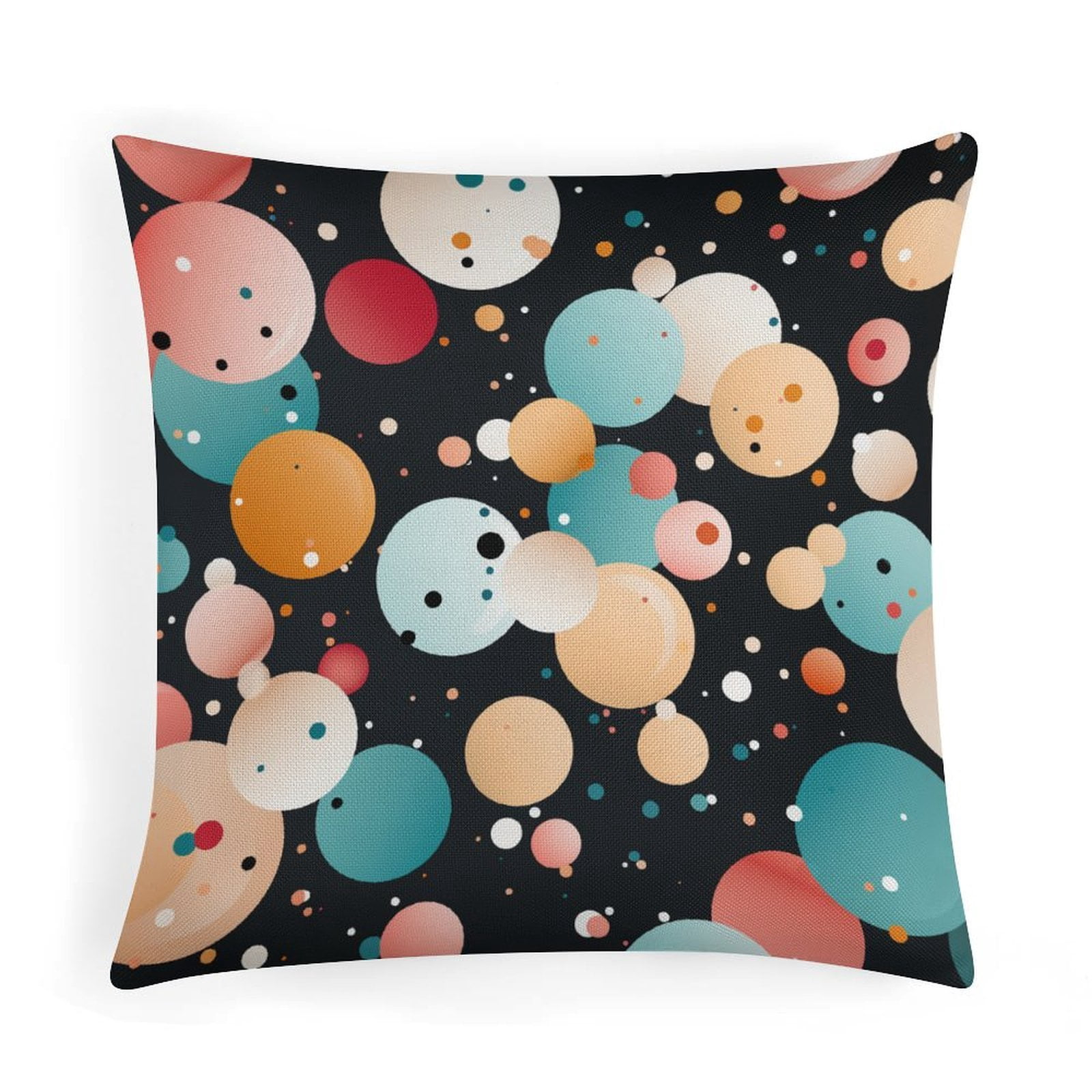 20"x20" Pillowcase Colorful Polka Dot Decorations Throw Farmhouse ...
