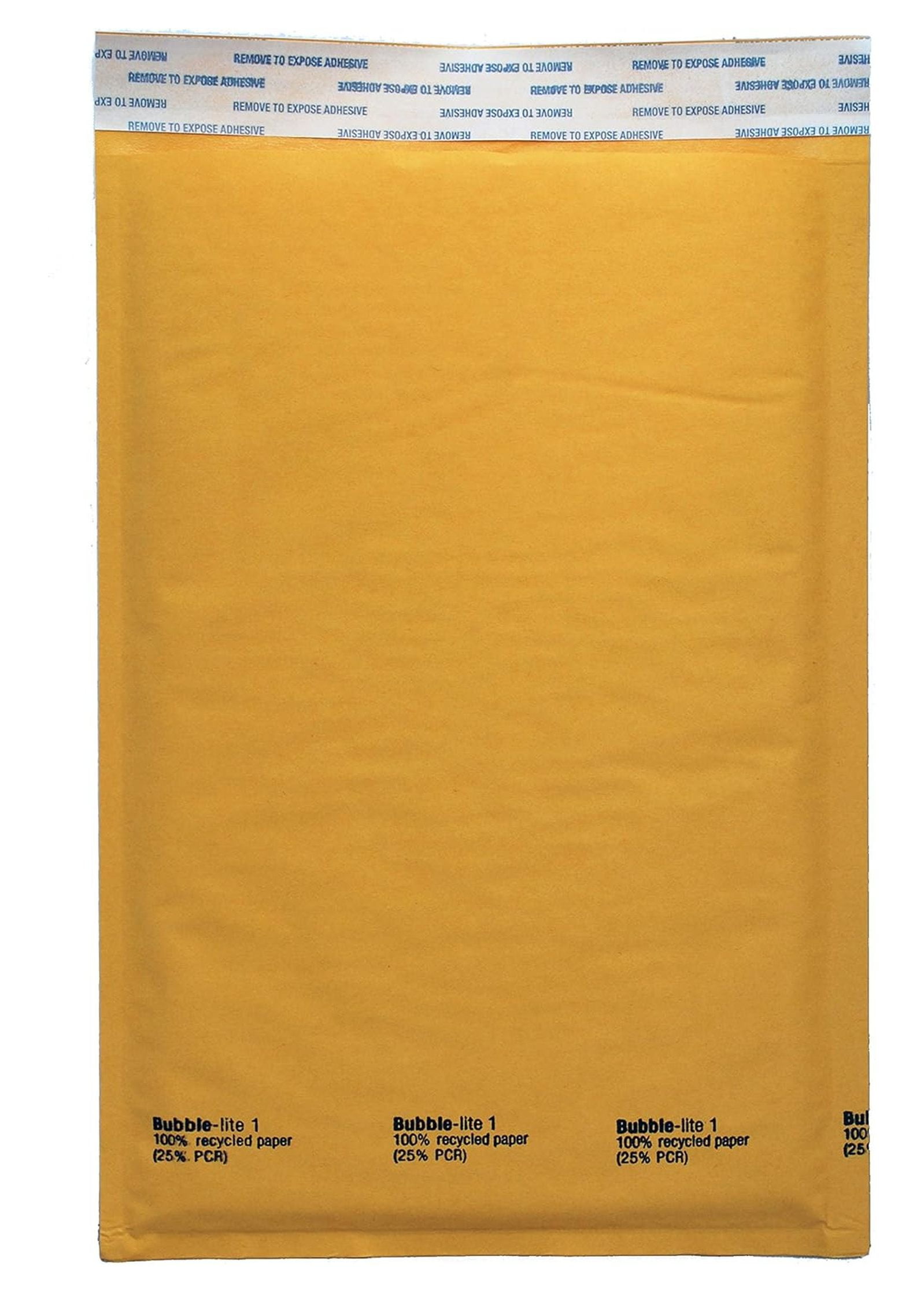200#1 7.25x12 Yellow Bubble Lite Mailers Padded Shipping Envelopes ...