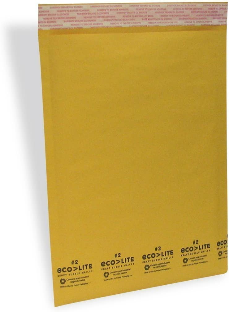 200#2 Ecolite Kraft Bubble Mailers Padded Shipping Envelopes - Walmart.com