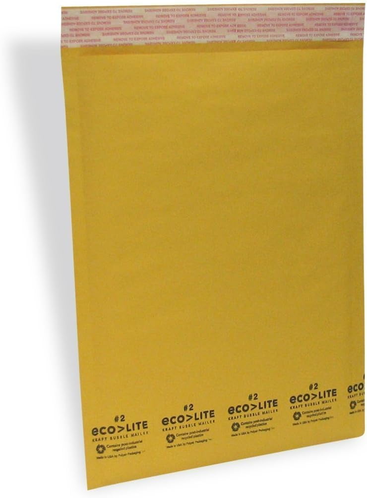 200#2 Ecolite and 50 9x12 Pink Poly Mailers - Walmart.com