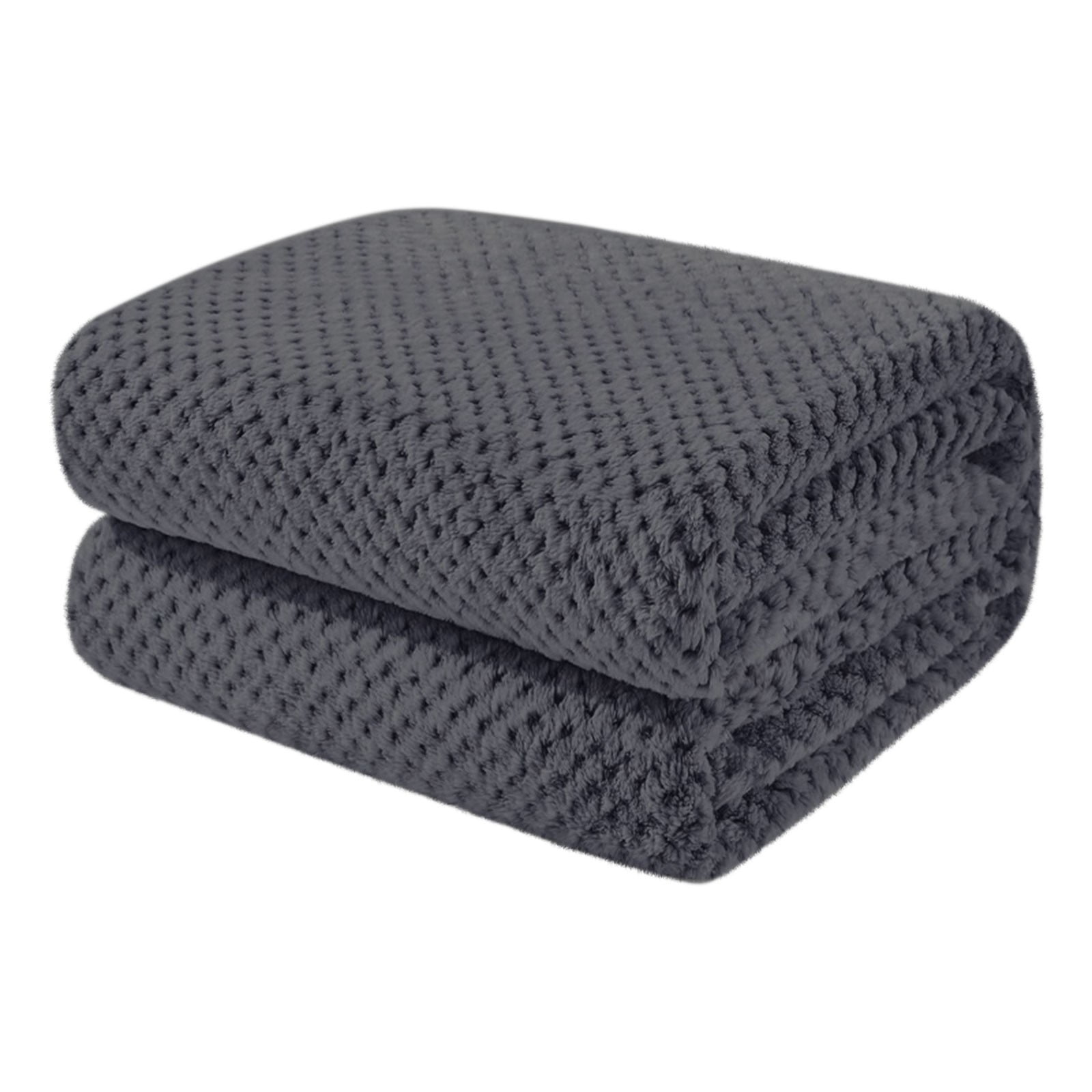 200*230cm Fleece Throw Blanket Extra Large - Soft Warm Textured Blanket ...