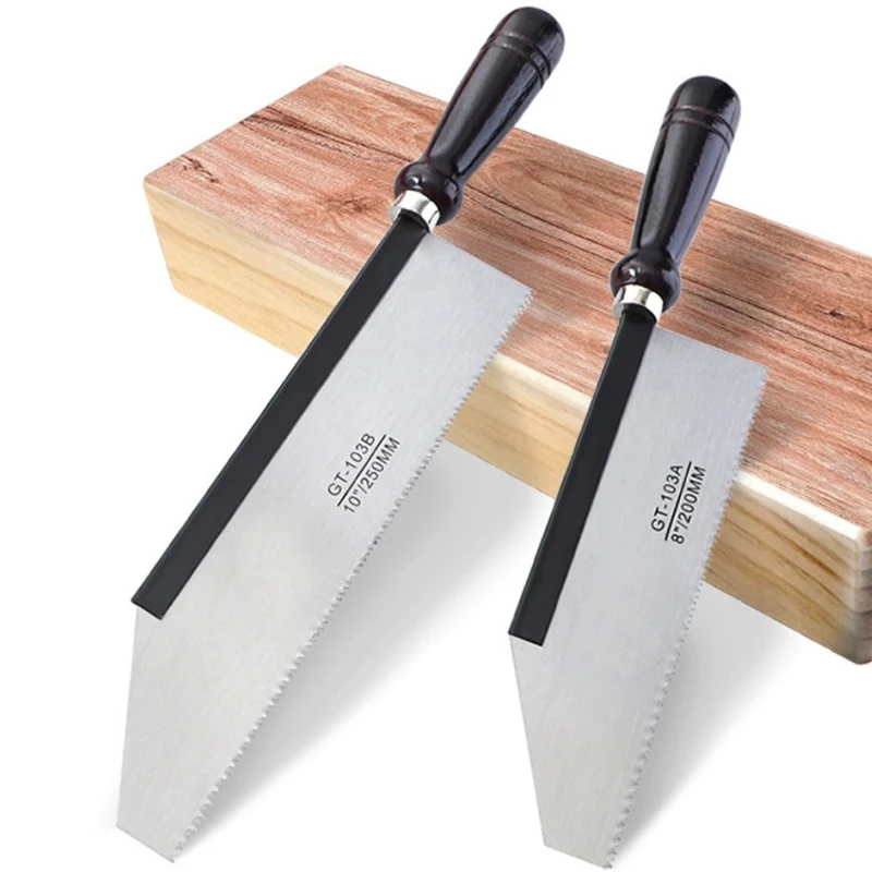 200/250mm Knife Saw Small Hand Saw Close Tooth 65# Manganese Steel ...