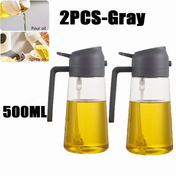 200/300/500ml Oil Spray Bottle BBQ Cooking Olive Oil Sprayer Plastic ...