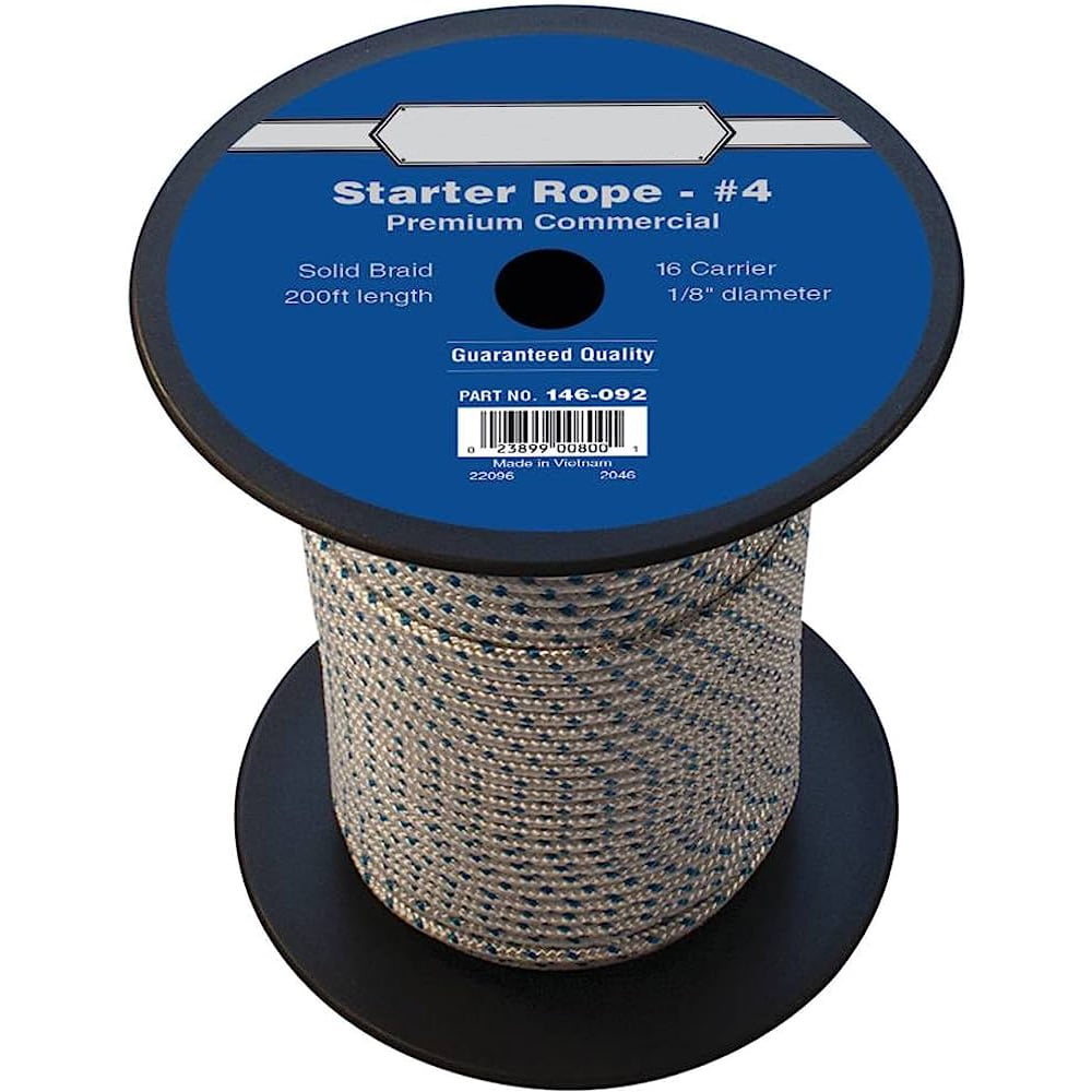 RAParts 200 Ft Small Engine Starter Rope Nylon Braid # 4 (11725 ...