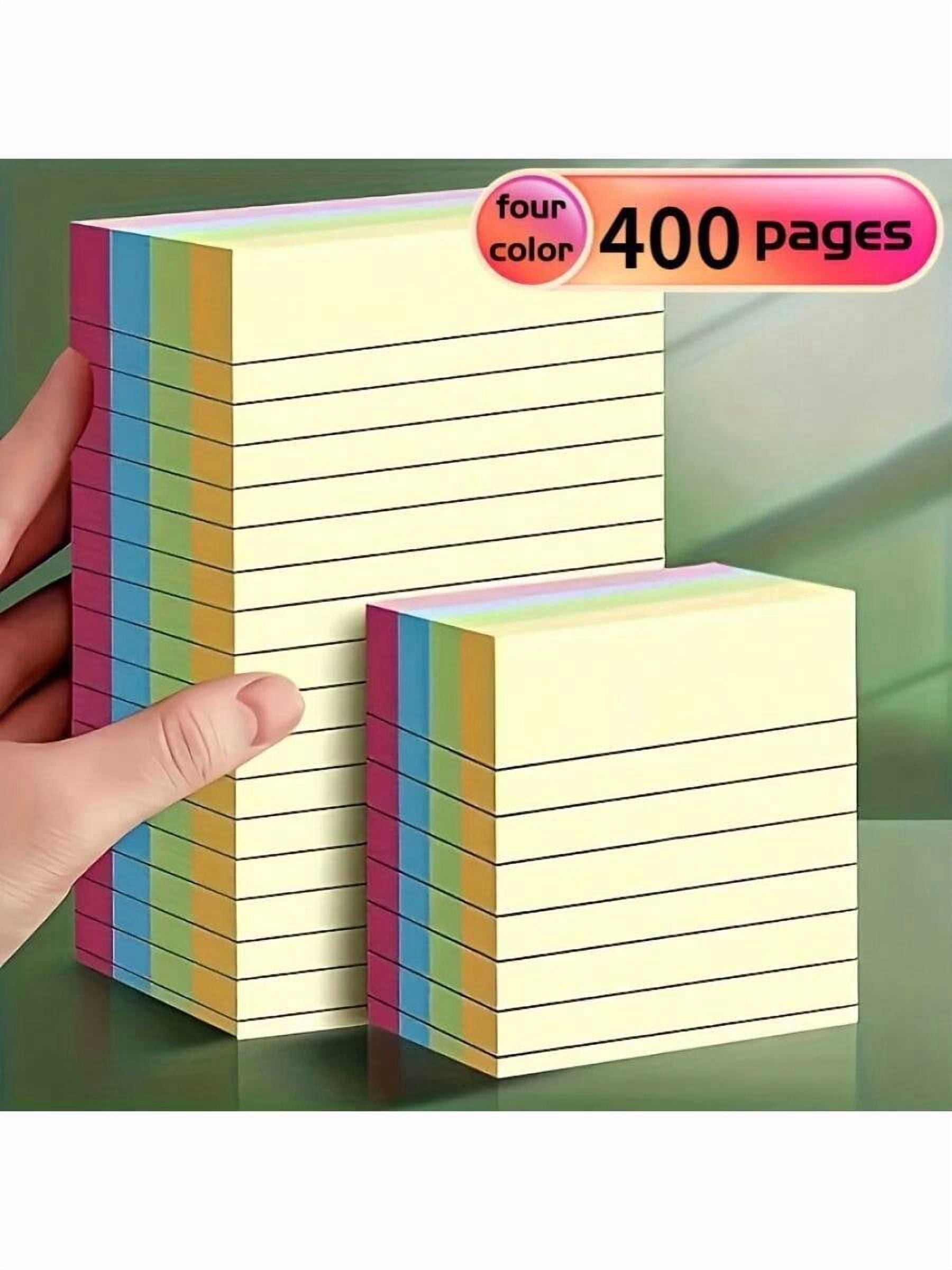 200/400 Self-Adhesive Multi-Color Line Stickers, Square Notes for ...