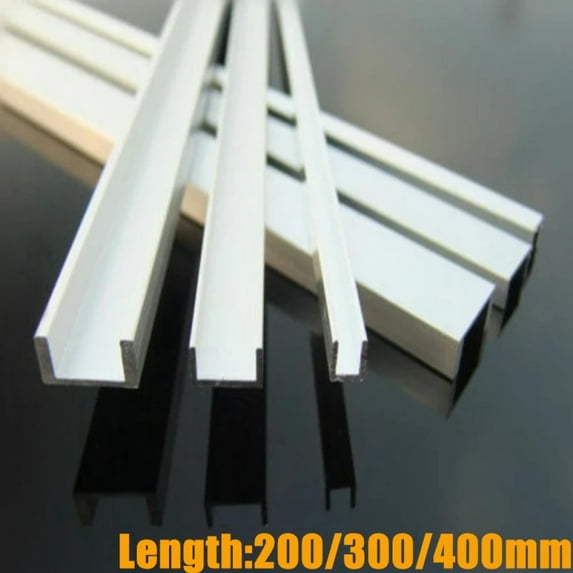 200-400mm Length Aluminium U Shape LED Aluminum Channel System End Caps ...
