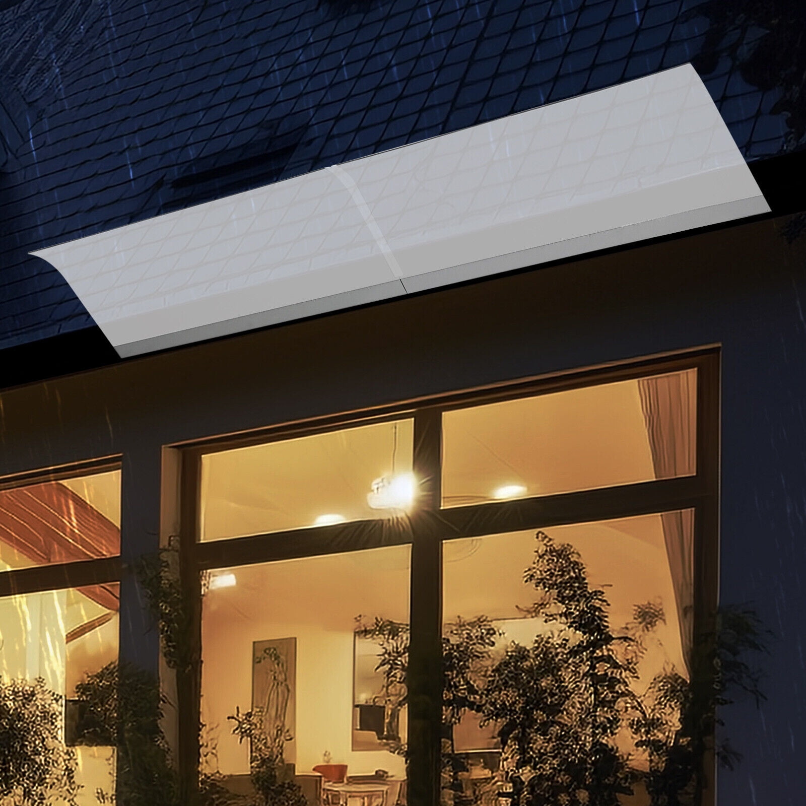 200*40cm PET Clear Rain Shelter Cover, Window Awning Rain Shelter ...