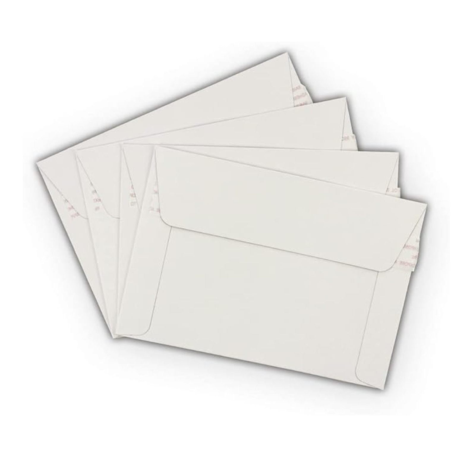 200 6.5x4.5 Rigid Photo Mailers - White Cardboard Stay Flat Envelopes ...