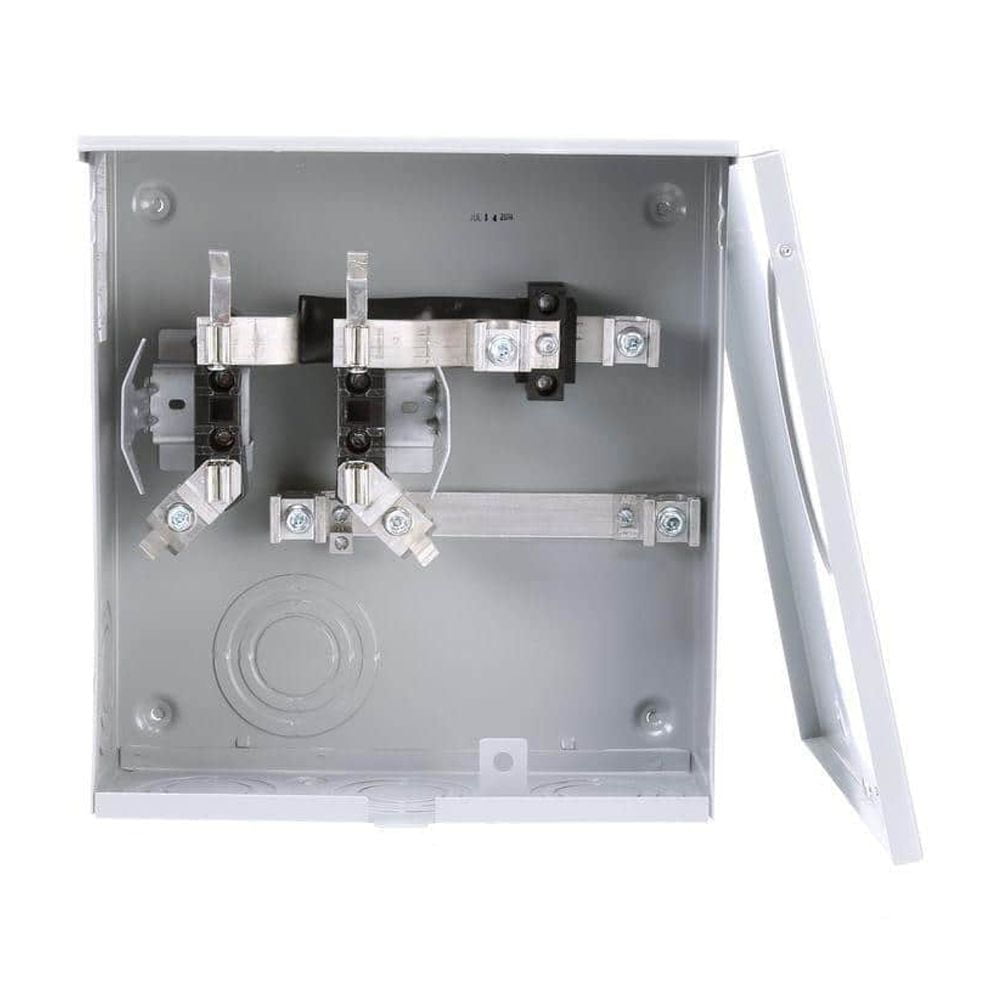 200 Amp 4 Jaw Horn Bypass Ringless Underground Fed Meter Socket With 7