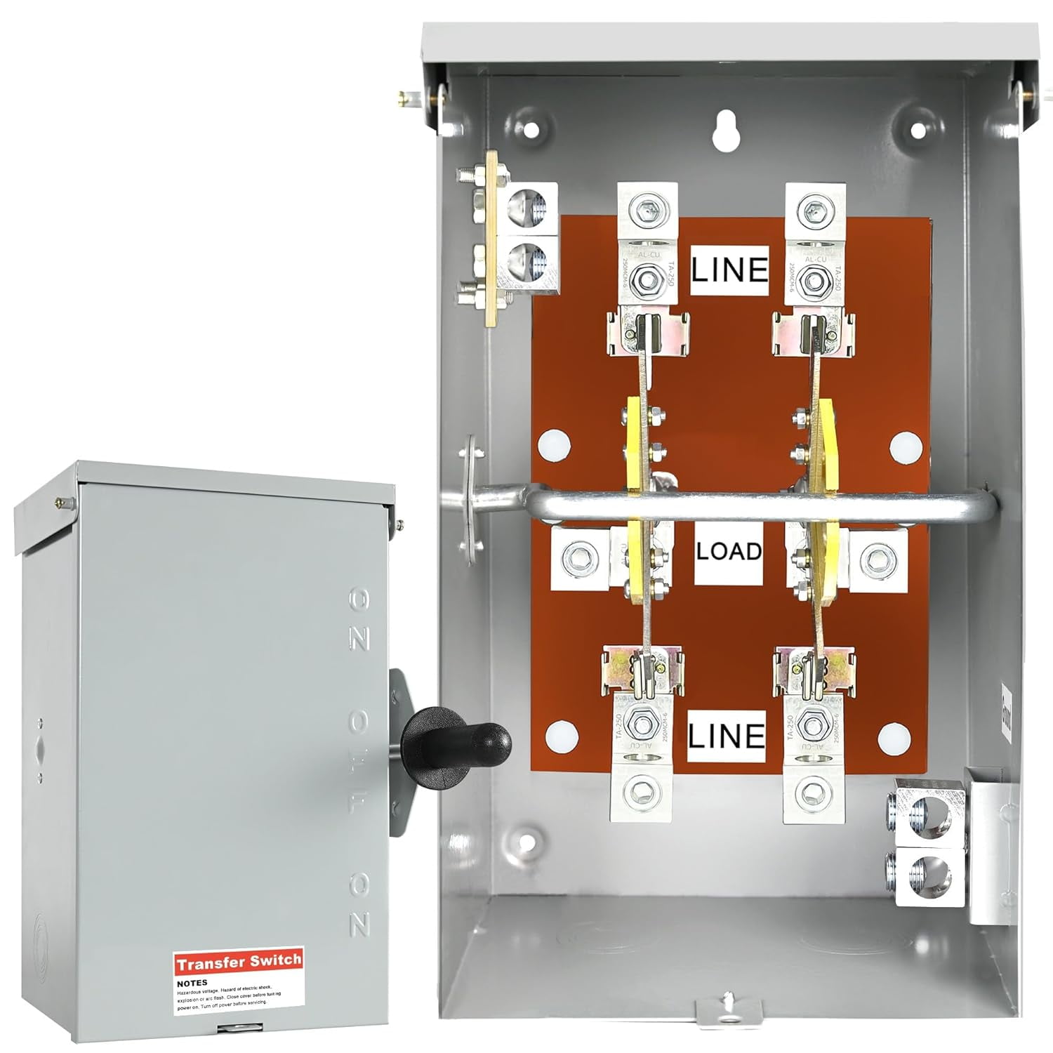 200 Amp Generator Transfer Switch, 120/240V 48000W Manual Transfer ...