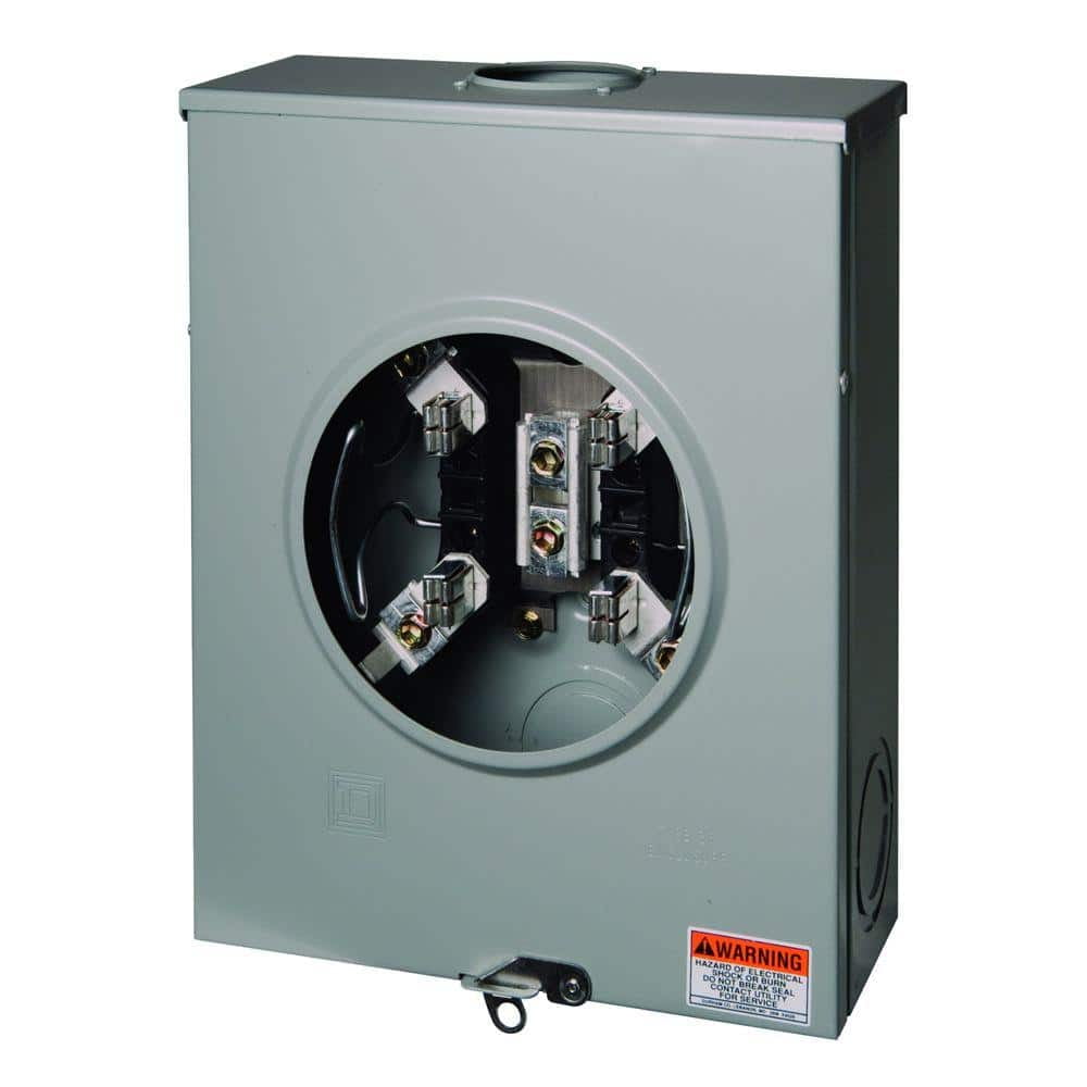 200 Amp Ringless-Horn Bypass Overhead or Underground Meter Socket with ...