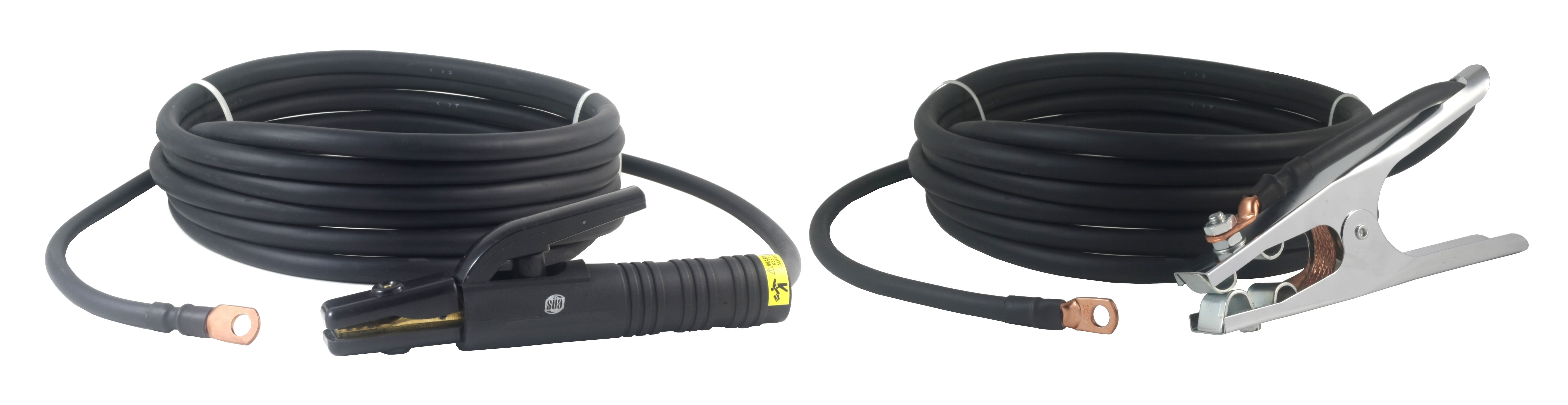 200 Amp Welding Leads Assembly Set - Terminal Lug Connector - #2 AWG ...