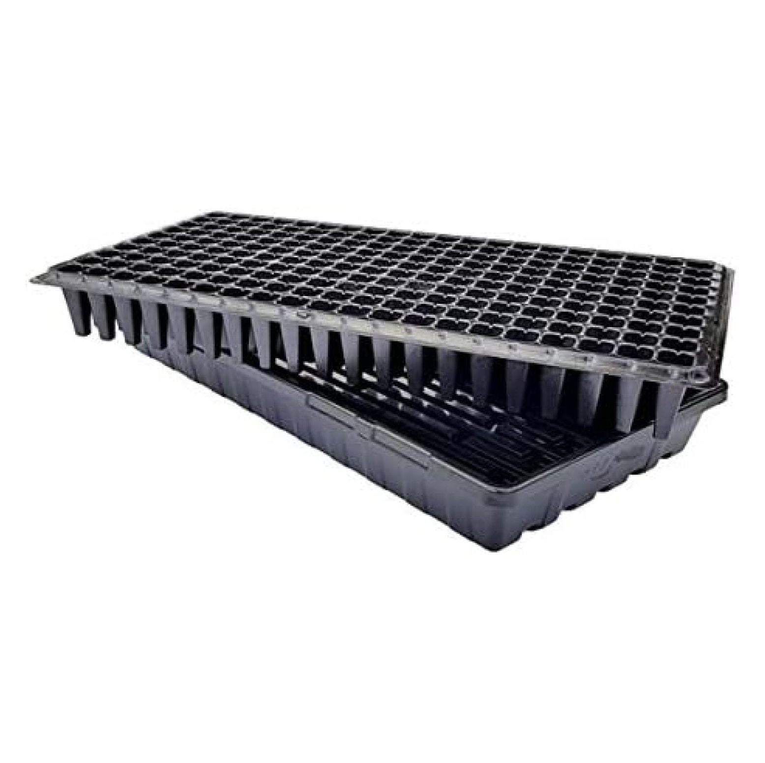 200 Cell w/ 1020 Flat Seedling Starter Trays Extra Strength 10 Pack ...