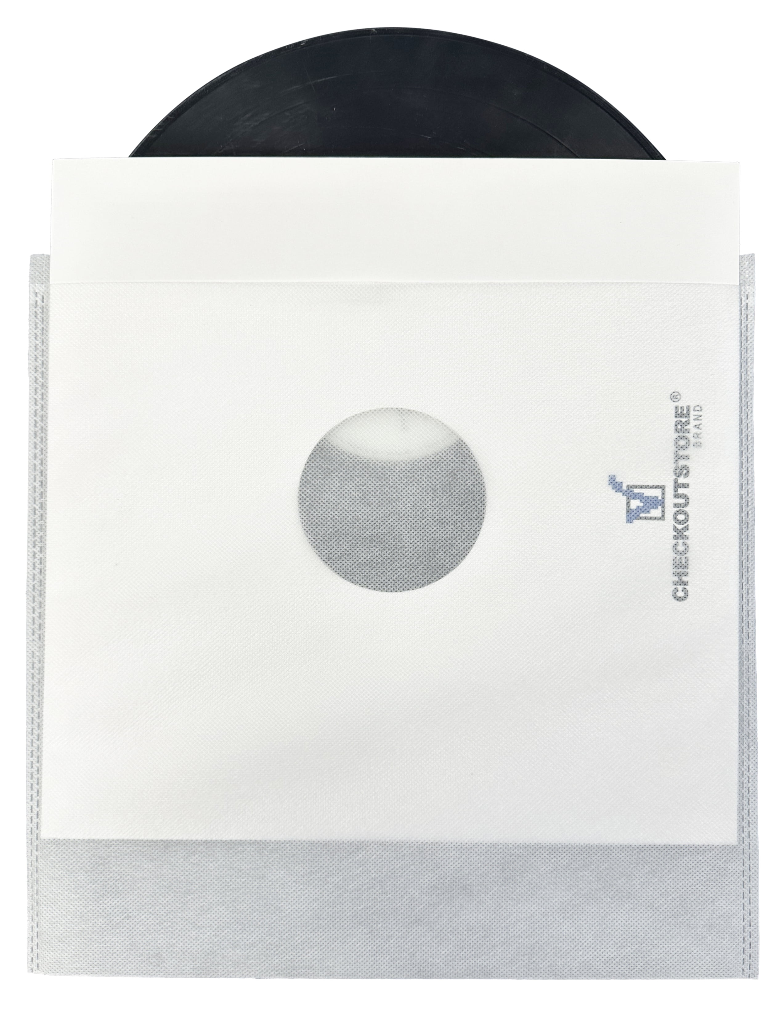 200 CheckOutStore White Non Woven Record Outer Sleeves for 12" LP Vinyl ...