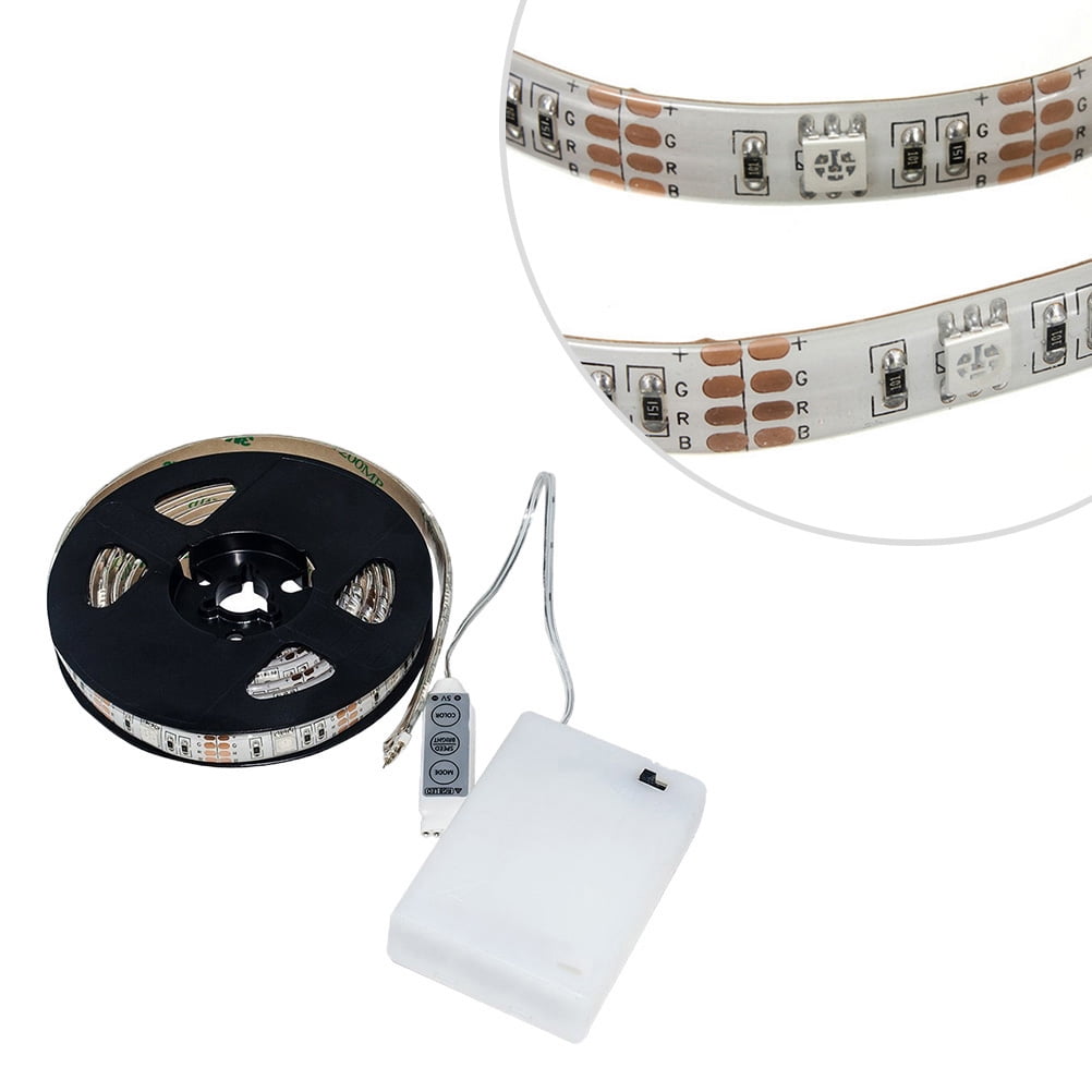 unbranded 200cm RGB LED Strip Light Kit LED Light Rope with Multi-Color ...