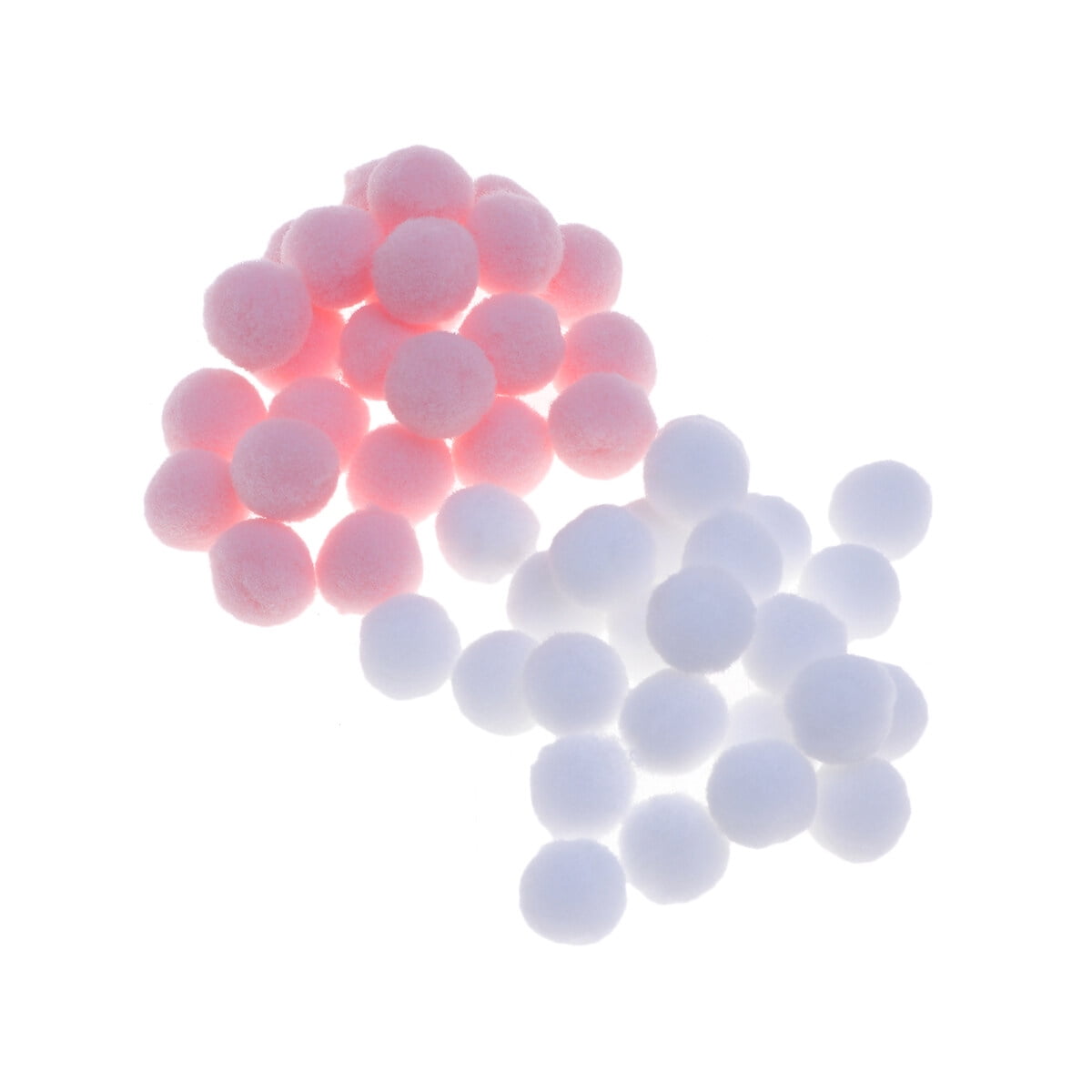200 Colorful 2-Color Pom Poms for DIY Crafts - Walmart.com