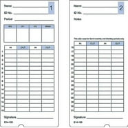 TOPS Job Cards Time Cards - Walmart.com