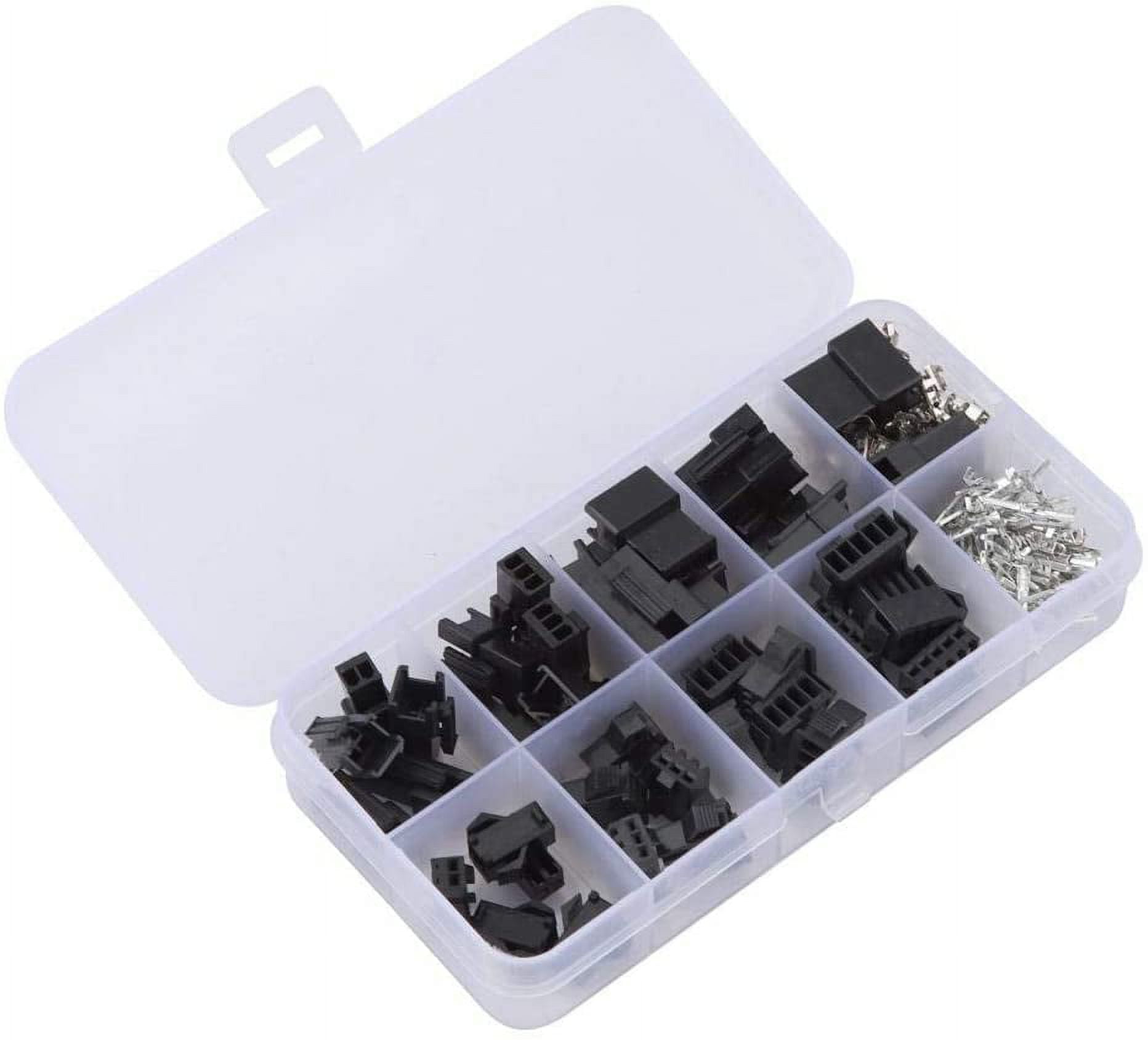 200 Connectors Male And Female Terminal Blocks 2/3/4/5 Pins Jst-2.54Mm ...