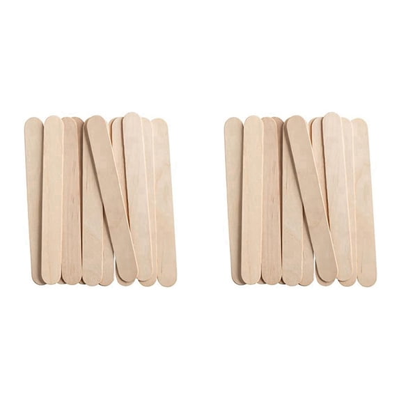 [200 Count] 3.6 Inch Wooden Multi-Purpose Popsicle Sticks, Craft, Ice ...