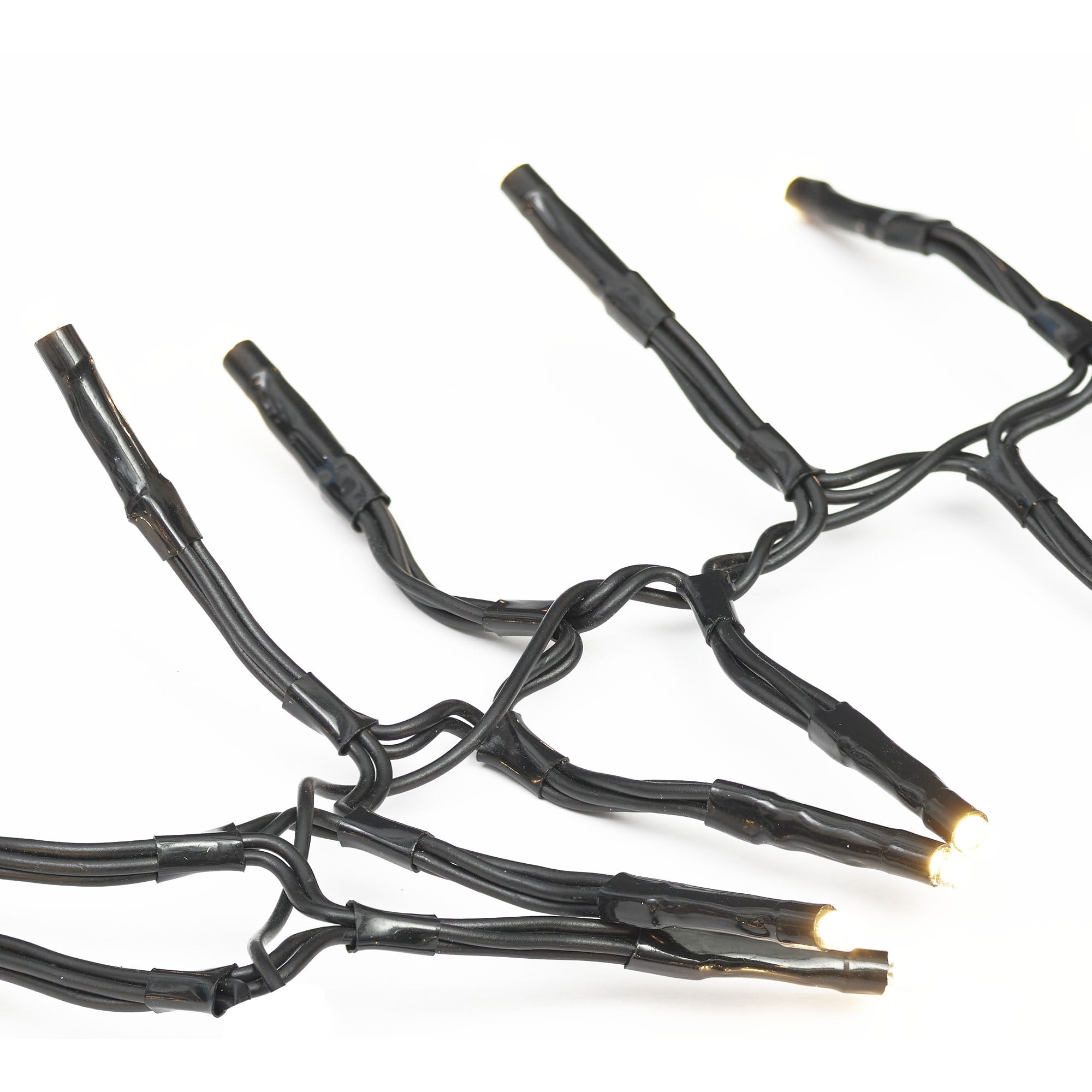 200-Count 8-Function Warm White LED Micro Garland Christmas Lights on ...