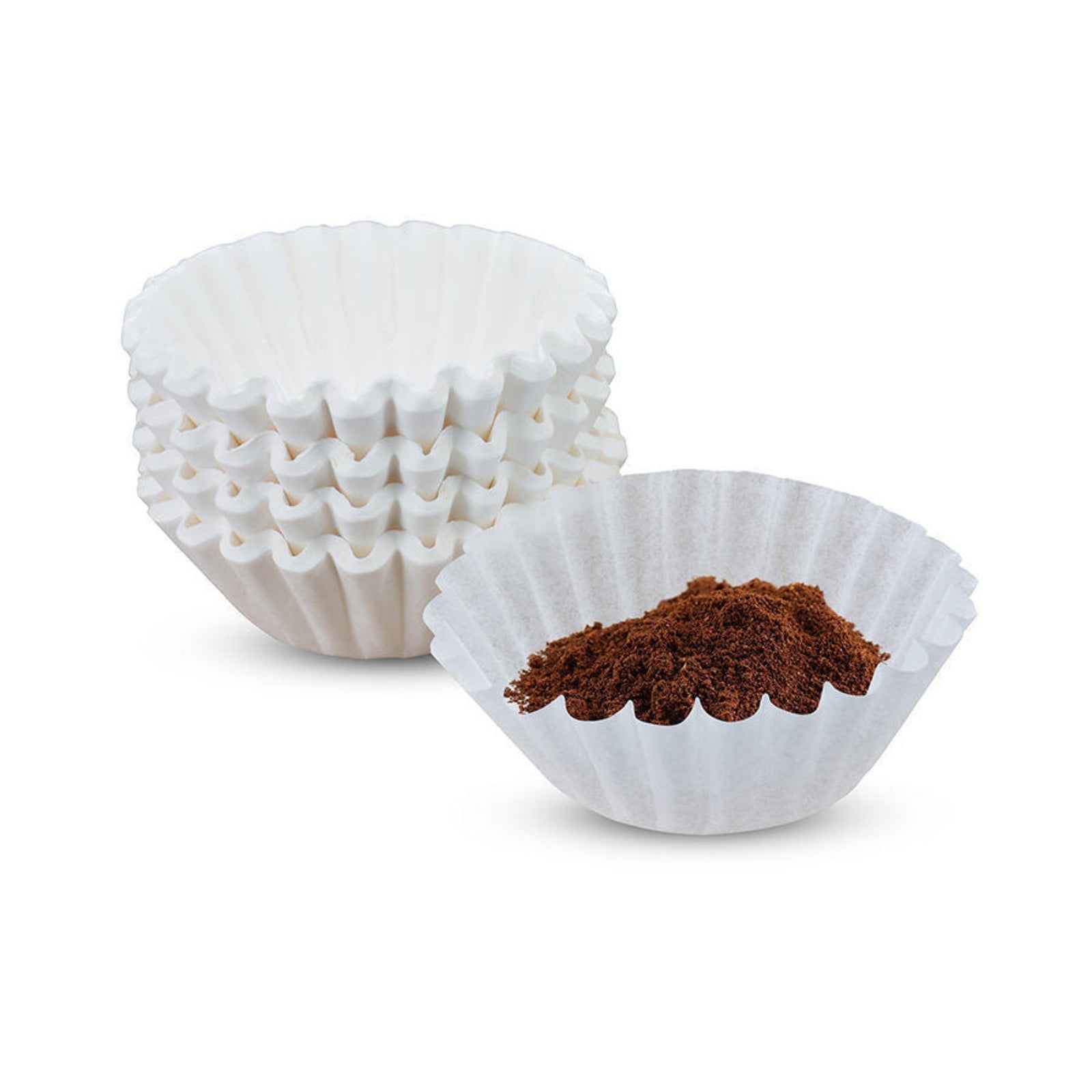 200-Count Biodegradable Round Coffee Filter Papers for Coffee Machines ...