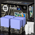 200 Count Card Sleeves Set, 3 x 4 Hard Plastic Card Holders and Soft ...