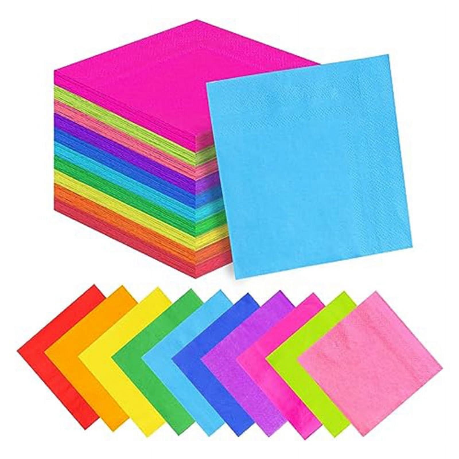 200 Count Cocktail Napkins Disposable Napkins Double Layer Printed ...
