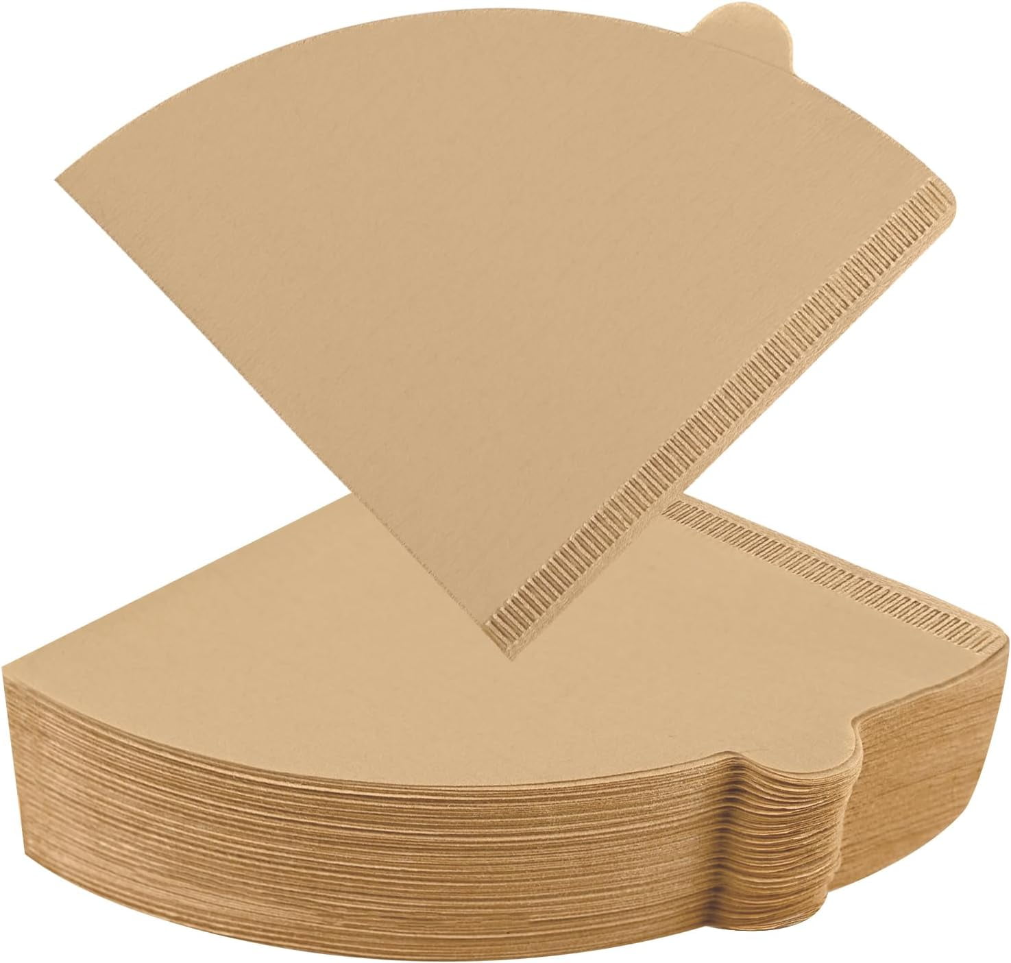200 Count Coffee Filters 2, Cone Size 02, Natural Unbleached Pour Over ...