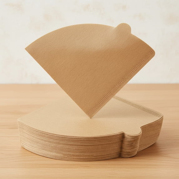 200 Count Coffee Filters, Cone Coffee Filters, Natural Unbleached Pour ...