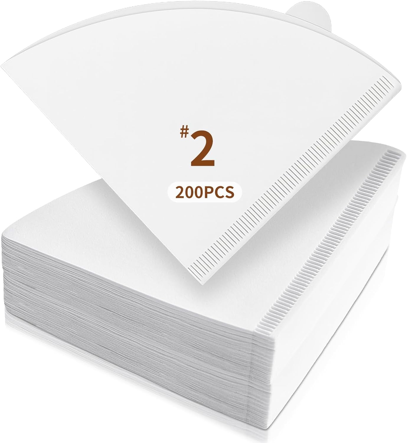 200 Count Cone Coffee Filters, Coffee Filters #2 Disposable, V60 Cone ...