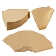 200 Count Cone Coffee Filters - Natural Unbleached Disposable Paper ...