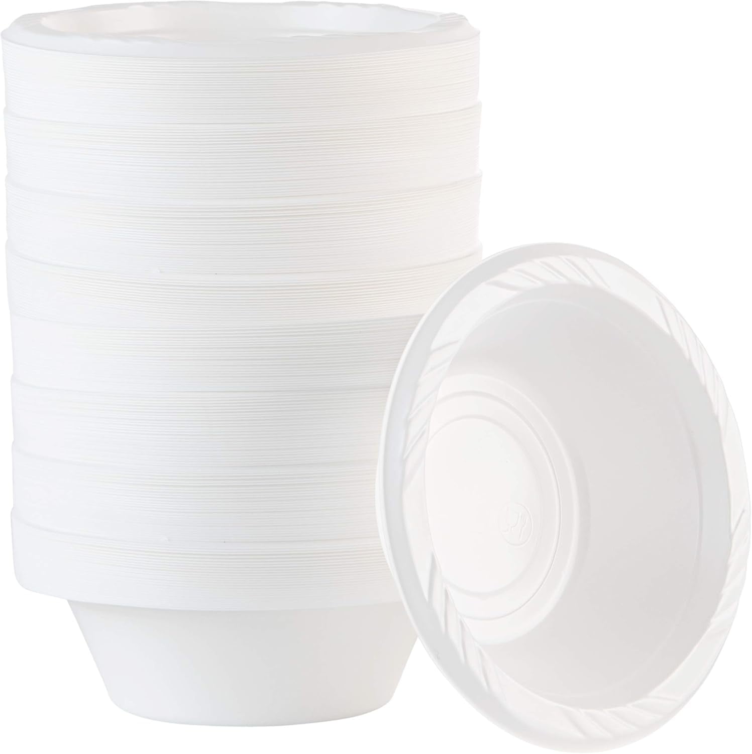 200 Count Disposable 6 Inch White Plastic Dessert Plates - Walmart.com