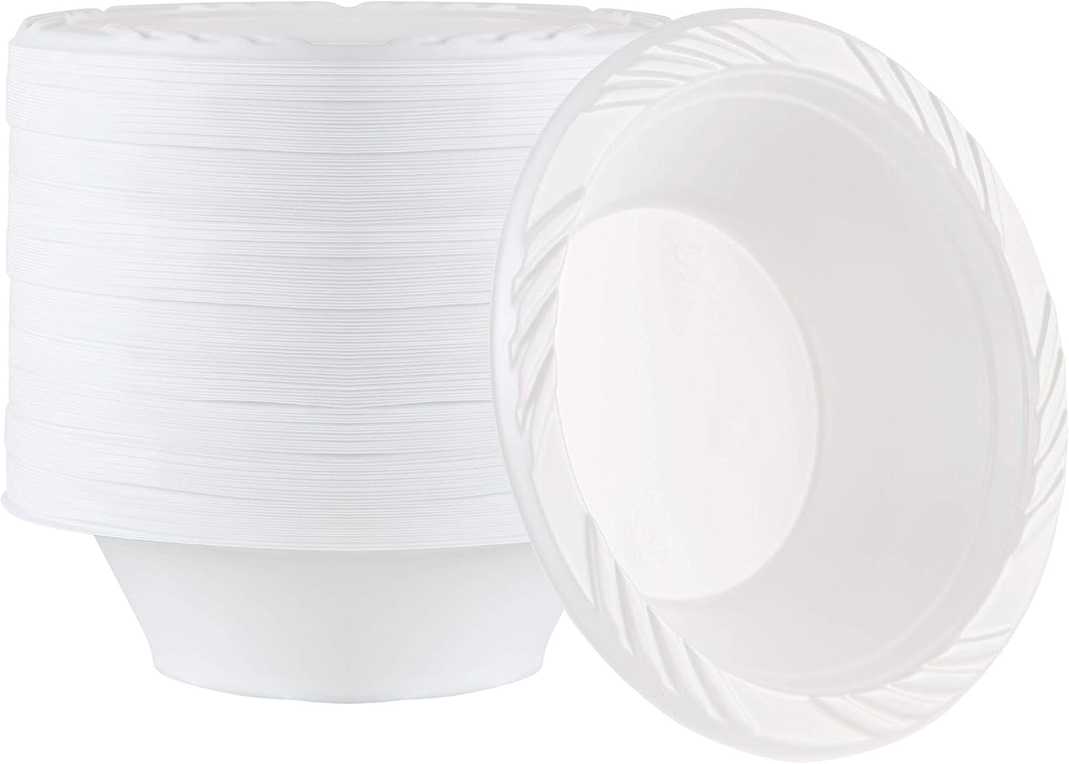 200 Count Disposable 6 Inch White Plastic Dessert Plates - Walmart.com